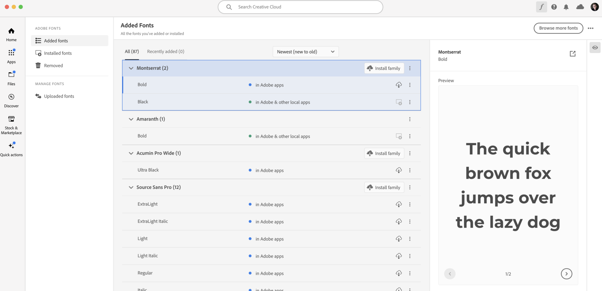 How to Add Fonts to Premiere Pro Using Creative Cloud